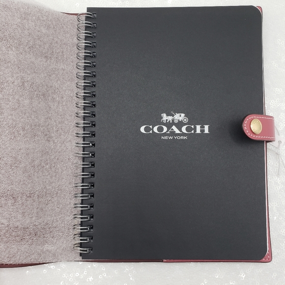Coach | Office | Coach Monogram Print Notebook Refillable | Poshmark